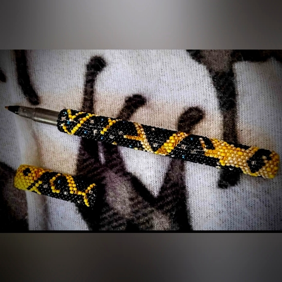 Other | Handmade Beaded Pen Cover | Poshmark